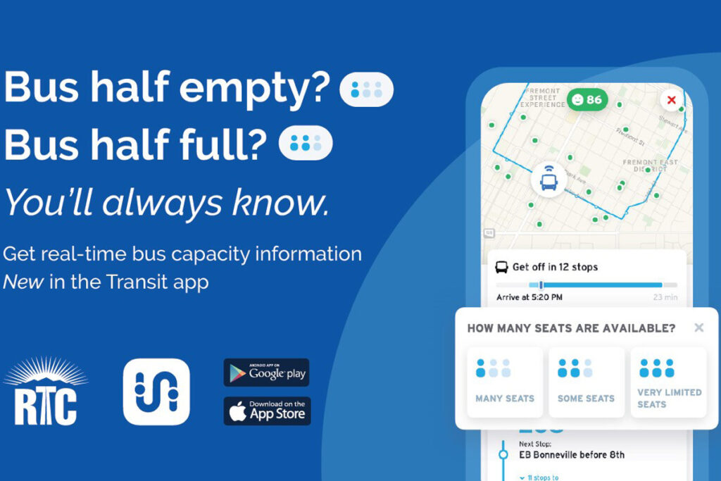 RTC Southern Nevada Partners with Transit App for Crowding Information