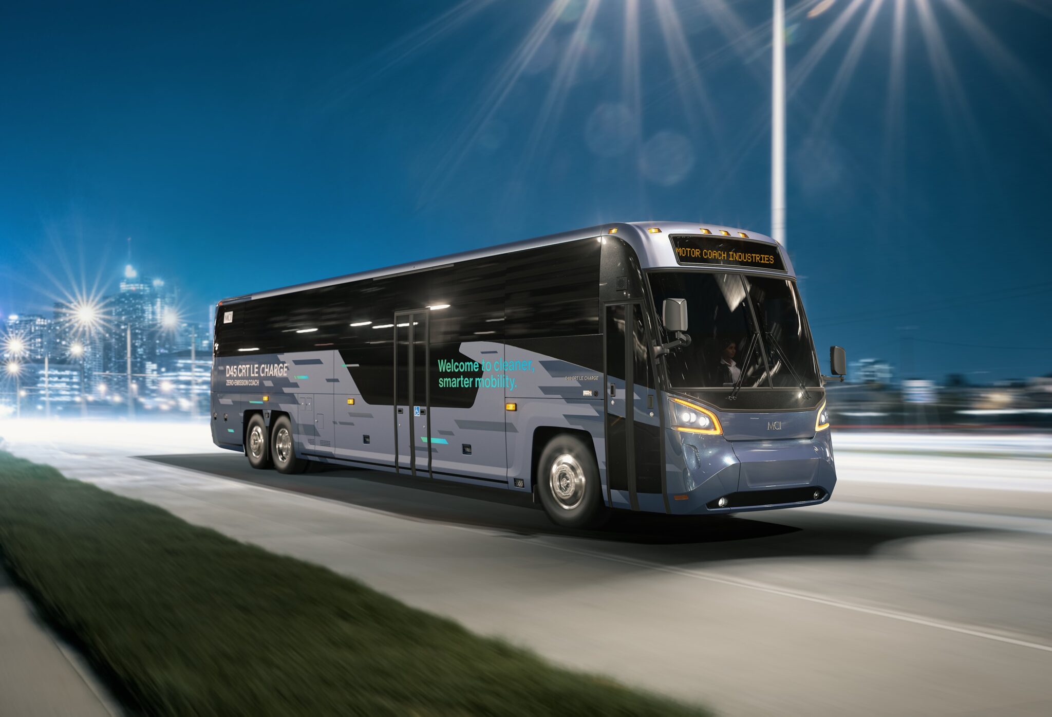 MCI Launches New D Series, Unveils Battery-Electric Commuter Coach