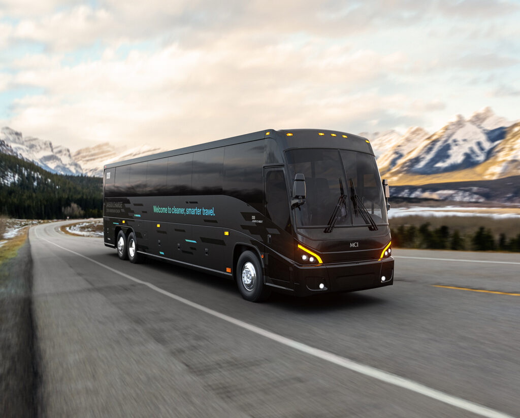 MCI Unveils Its First Battery-Electric Luxury Coach: The J4500 CHARGE™