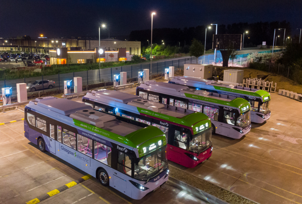 UK’s Largest Bus Depot Charges Electric Buses in Four Hours