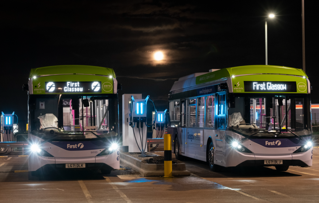 UK’s Largest Bus Depot Charges Electric Buses in Four Hours