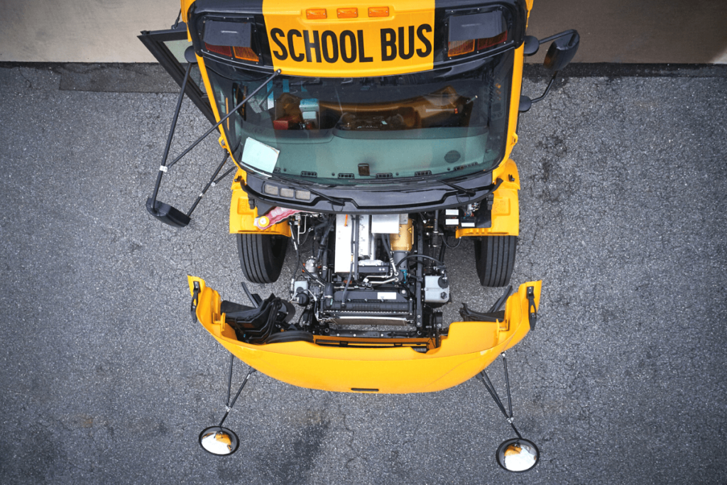 Massachusetts Electric School Bus Helps To Power Electricity Grid