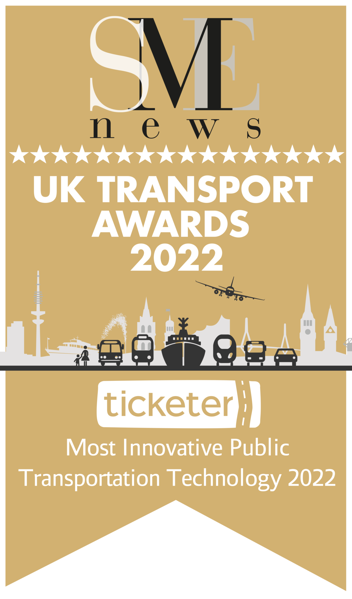 Ticketer Awarded “Most Innovative Public Transportation Technology 2022”