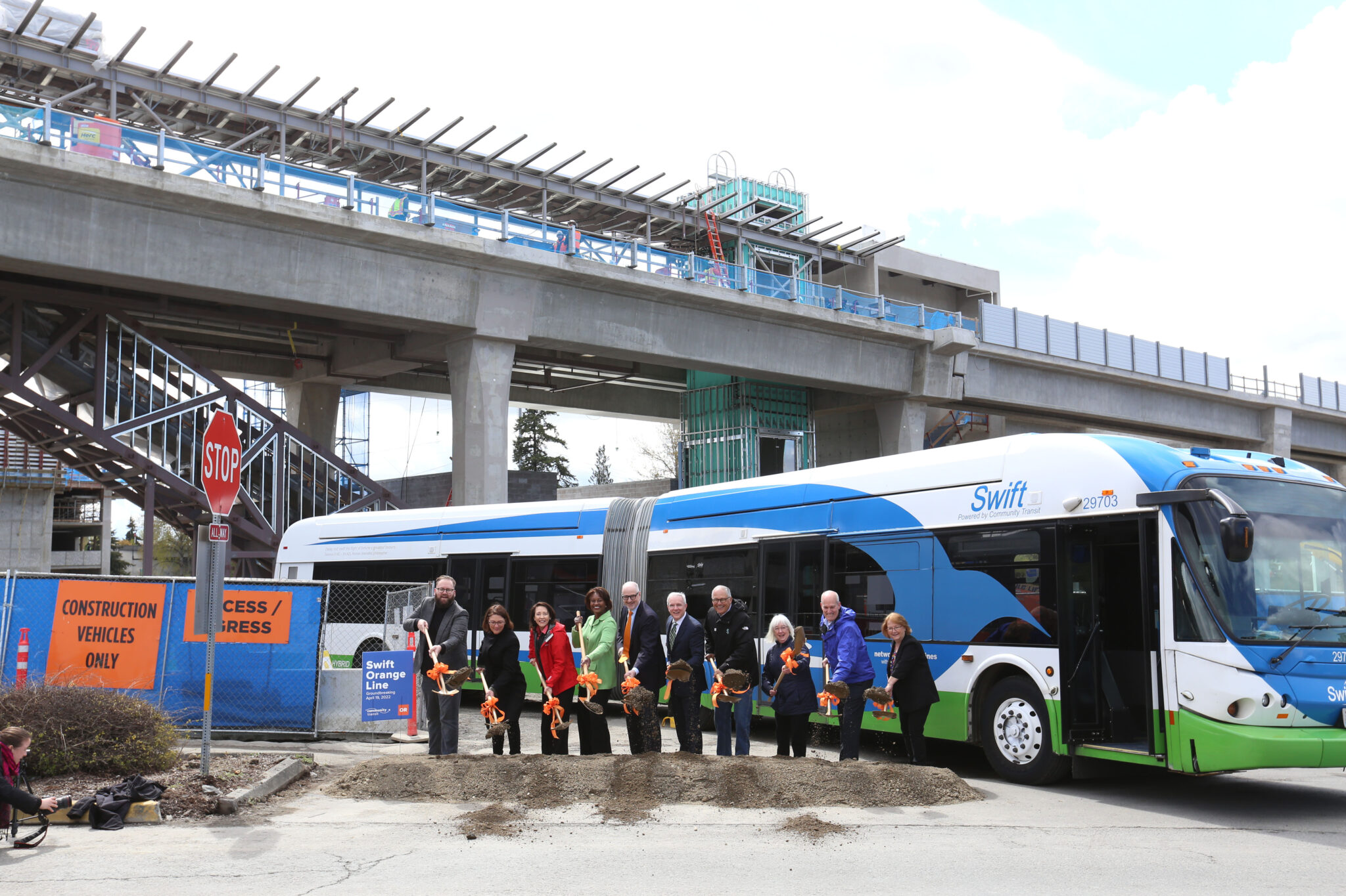 Community Transit Breaks Ground on Swift BRT in Washington | Bus-News
