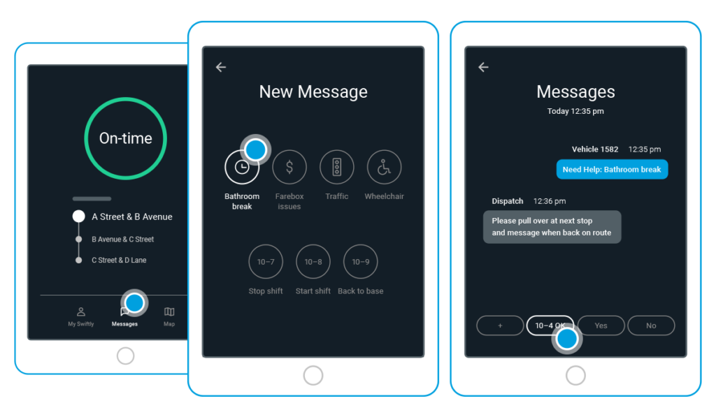 New! Text-Based Messaging Now in Swiftly's Onboard App