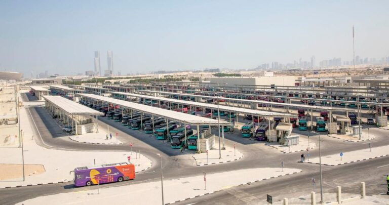World's Largest Electric Bus Depot Opens in Qatar | Bus-News