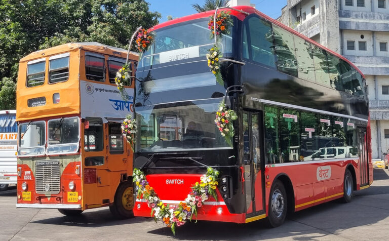 India: Switch Mobility Delivers EiV 22 Electric Double Decker Buses to ...