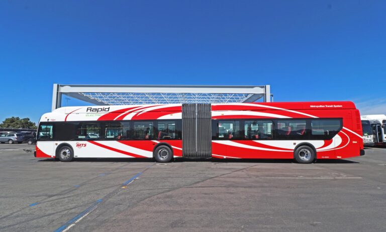 MTS to Launch Electric BRT Route in San Diego's South Bay | Bus-News