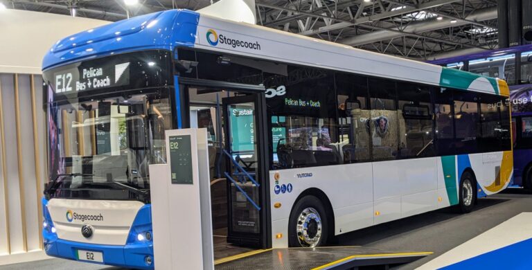IN PICTURES: Yutong's E12 Electric Bus for Stagecoach | Bus-News