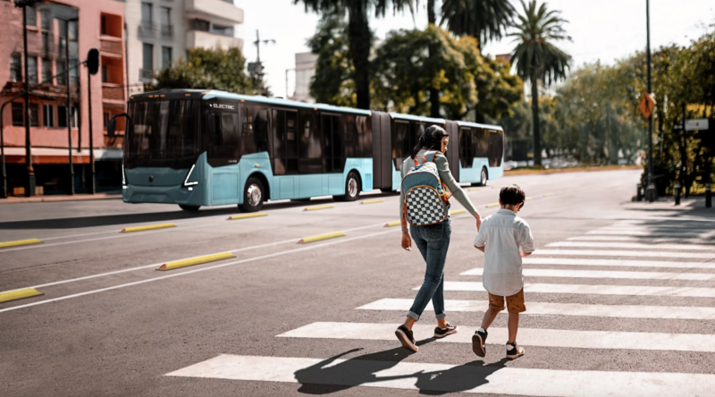 Volvo 7800 Electric Articulated Bus Launches in Mexico | Bus-News
