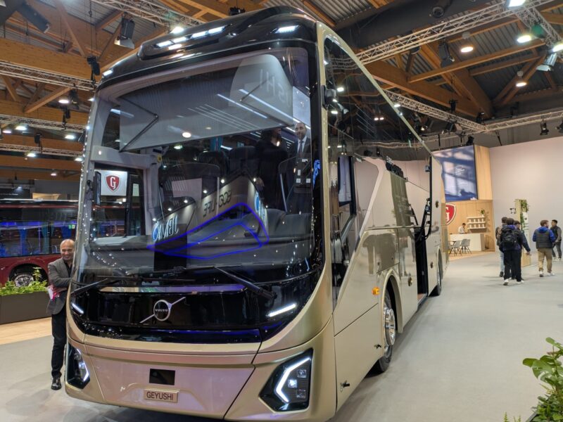 IN PICTURES: Geyushi Unveils CAIRO Volvo Coach at Busworld Europe | Bus ...